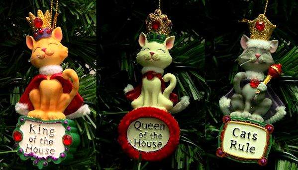 Cats Rule Orn 3a - Item 106061 | The Christmas Mouse