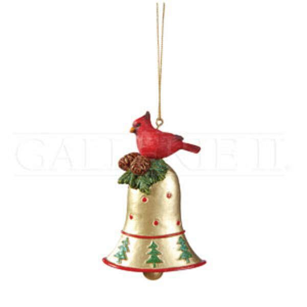 Cardinal On Bell Orn - Item 177817 | The Christmas Mouse