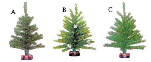 2 Foot Assorted Table Tree 3a - Item 183035 | The Christmas Mouse