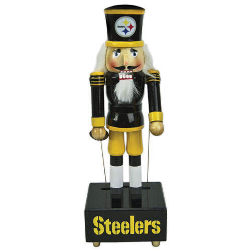 Pittsburgh Steelers Wind Up Nutcracker - Item 420498 | The Christmas Mouse