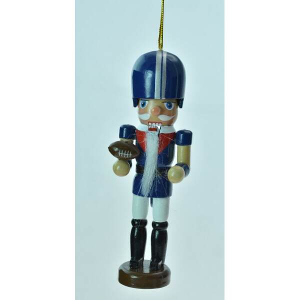 Football Player Nutcracker Orn - Item 483917 | The Christmas Mouse