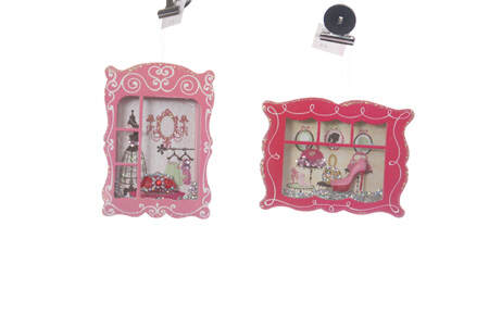 Pink Window Display Orn 2a - Item 496512 | The Christmas Mouse